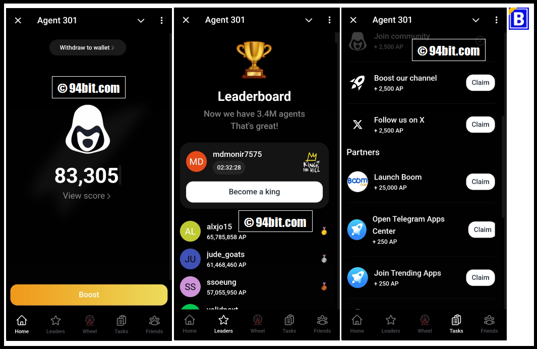 무료 코인 채굴 방법 - 에어드랍 및 앱테크로 1억 모으기 - 94bit