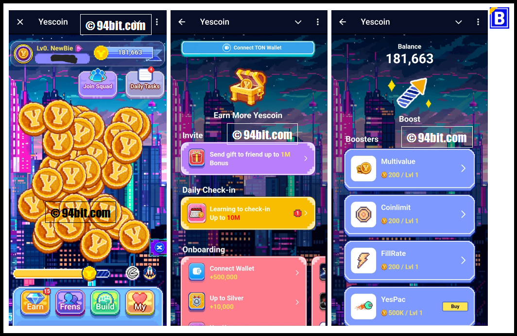 무료 코인 채굴 방법 - 에어드랍 및 앱테크로 1억 모으기 - 94bit